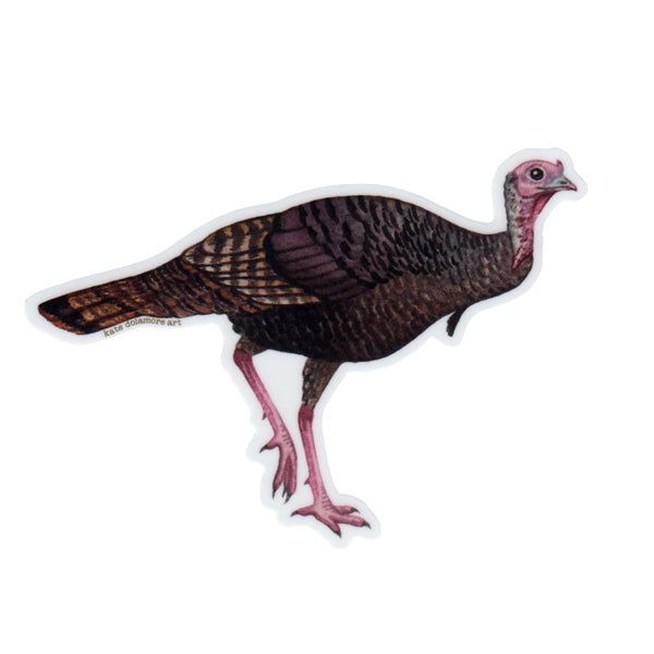 Wild Turkey Vinyl Sticker – Kate Dolamore Art