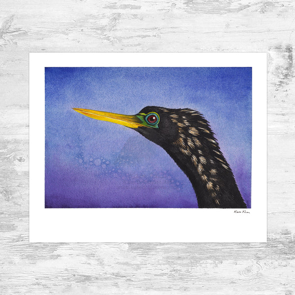Anhinga Art Print – Kate Dolamore Art